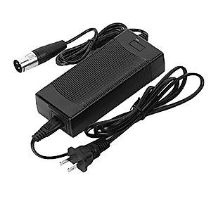 H HAILONG 42V 2A Battery Charger 3-Pin XLR Connector Power Adapter for 36V Electric Bike Battery Lithium Ion Battery