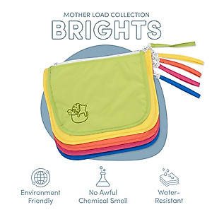 Mother Load - Diaper Bag Organizing Pouches, Small Organizing Bags, 5-Piece Multicolored Set of Embroidered Diaper Bag Pouches