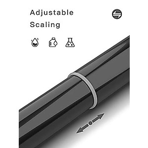 No Drilling 304 Stainless Steel Shower Curtain Pole 706，Double Spring Pressure Extendable Rail Hanging Pole 50-190cm (Size : 105-130cm) (Color : Black, Size : 5090cm)