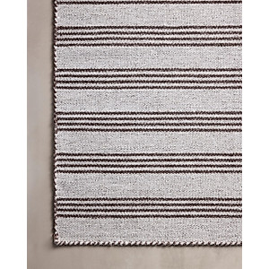 Loloi Magnolia Home by Joanna Gaines x Charlie Silver/Bark 5'-0" x 7'-6" Area Rug