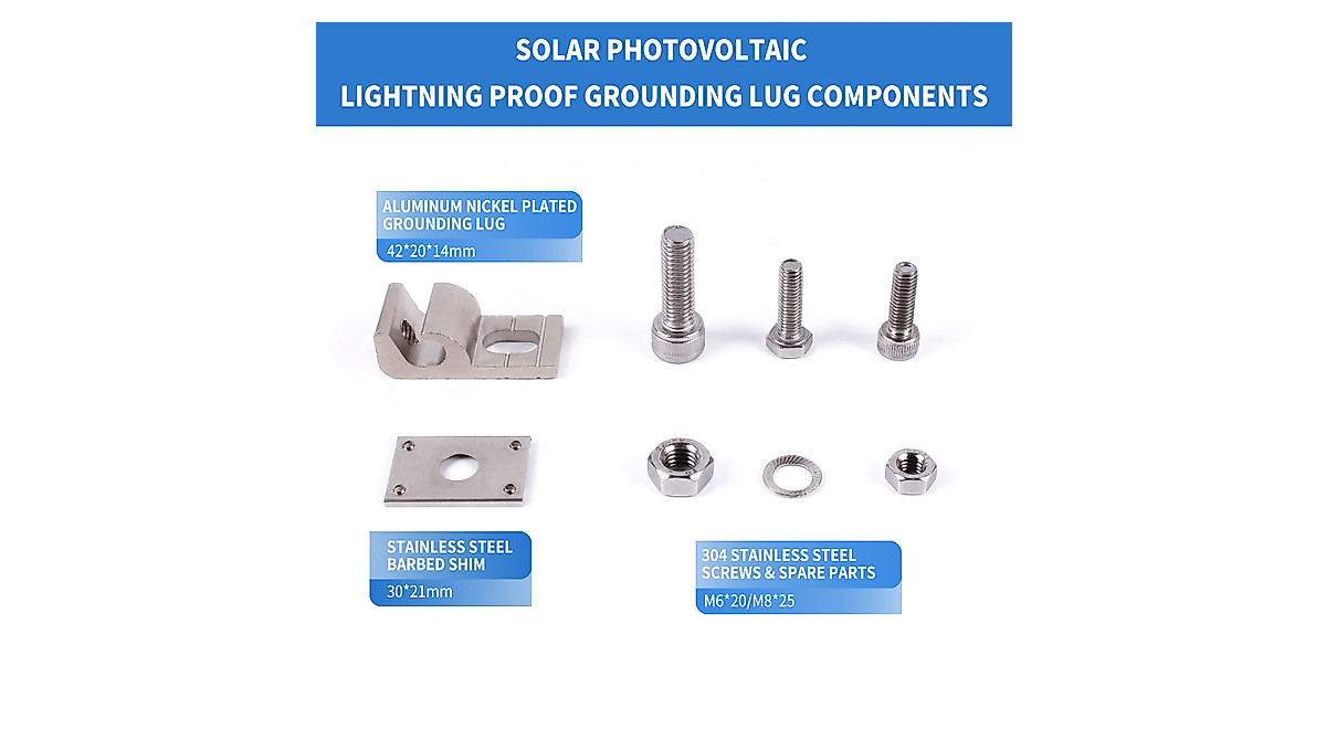 EVARSOL Solar Grounding Lugs for Reliable Connections