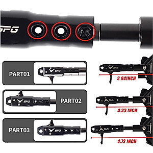 FENJANER Archery Bow Release for Compound Bow Adjustable Wrist Strap Archery Release Aid Quick Release for Hunting Shooting (Camo)