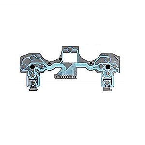 LeHang 2X Conductive Film Keypad Flex Cable Buttons Ribbon PCB Circuit Board Replacement Compatible with Sony Play Station 4 PS4 Dualshock 4 Pro Slim Controller (JDS-001/011) Blue