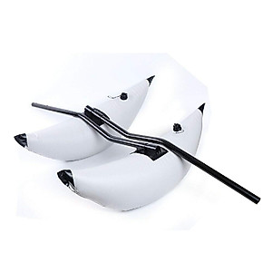 2 White PVC Kayak Canoe Boat Fishing Outrigger Stabilizer & AMA Kit US Ship