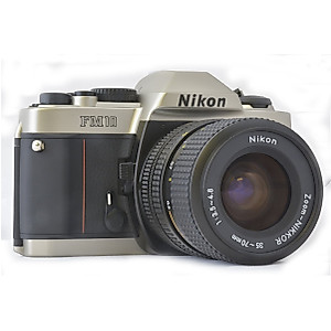 Nikon FM10 Digital SLR Camera Kit with Housing and AI Lens 35-70 mm F/3.5-4.8 Silver