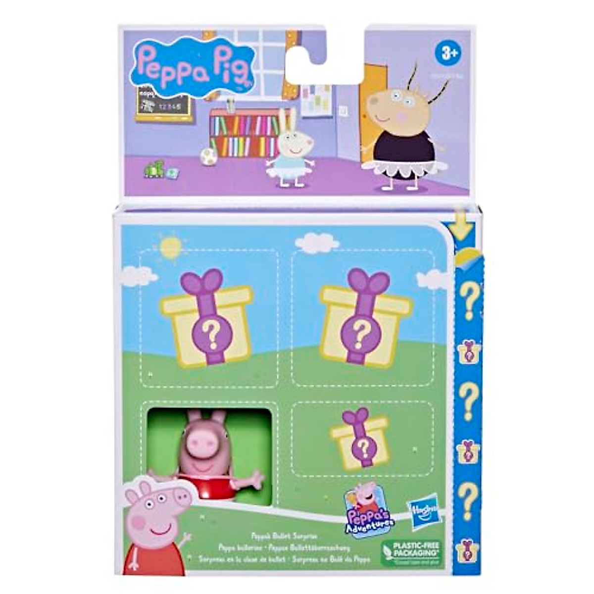 Peppa Pig Peppa’s Adventures Peppa’s Ballet Surprise Figure and Accessory Set, Preschool Toy for Kids Ages 3 and Up