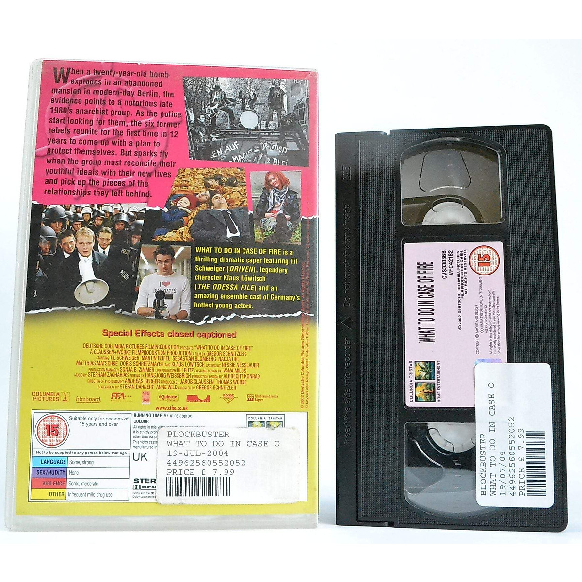 What To Do In Case Of Fire: Was Tun, Wenn's Brennt? [Eng Subs] Cult Anarchy - VHS