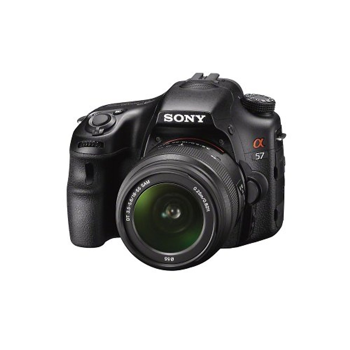 Sony Alpha SLT-A57K 16.1 MP Exmor APS HD CMOS Sensor DSLR with Translucent Mirror Technology, 3D Sweep Panorama and 18-55mm Zoom Lens