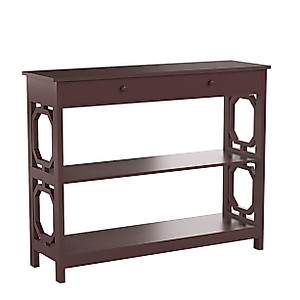 Convenience Concepts Omega 1 Drawer Console Table, Espresso