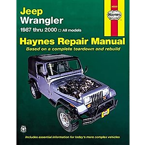 Cengage Learning Jeep Wrangler 1987 - 2011 Repair Manual