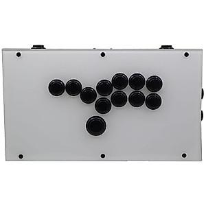 TruBoost FightBox RAC-J800B-PC-B All Buttons Leverless-Style Arcade Joystick Fight Stick Game Controller For PC Sanwa OBSF-24 30