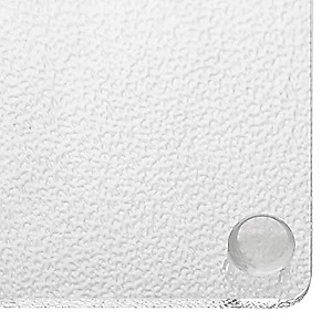 Thirteen Chefs Acrylic Cutting Board, 12x8 Inch with Rubber Feet, Clear - Dishwasher Safe and BPA Free