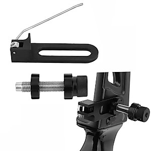 Archery Cushion Plunger and Magnetic Arrow Rest Recurve Bows Screw-in Pressure Button Metal Rest Right Hand