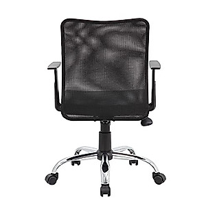 Boss Office Products Budget Task Chair with T-Arms, Black
