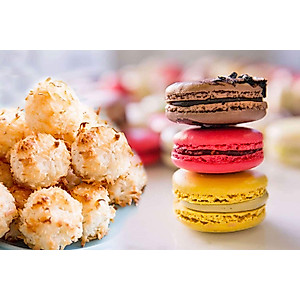 Rock the Fork Macaron Mats (Premium 2-pack) NonStick Silicone Macaron Sheets. Macaron Silicone Baking Mats are designed for style & function by Chefs for Chefs. 11 5/8 x 16 1/2 Inch