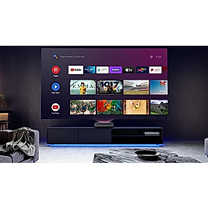 Hisense PX1 4K UHD Triple-Laser UST Ultra Short Throw Projector, 2000 Lumens, Android TV, HDR10, 30W (Stereo) Dolby Atmos, Dolby Vision, Built-in Alexa and Google Assistant