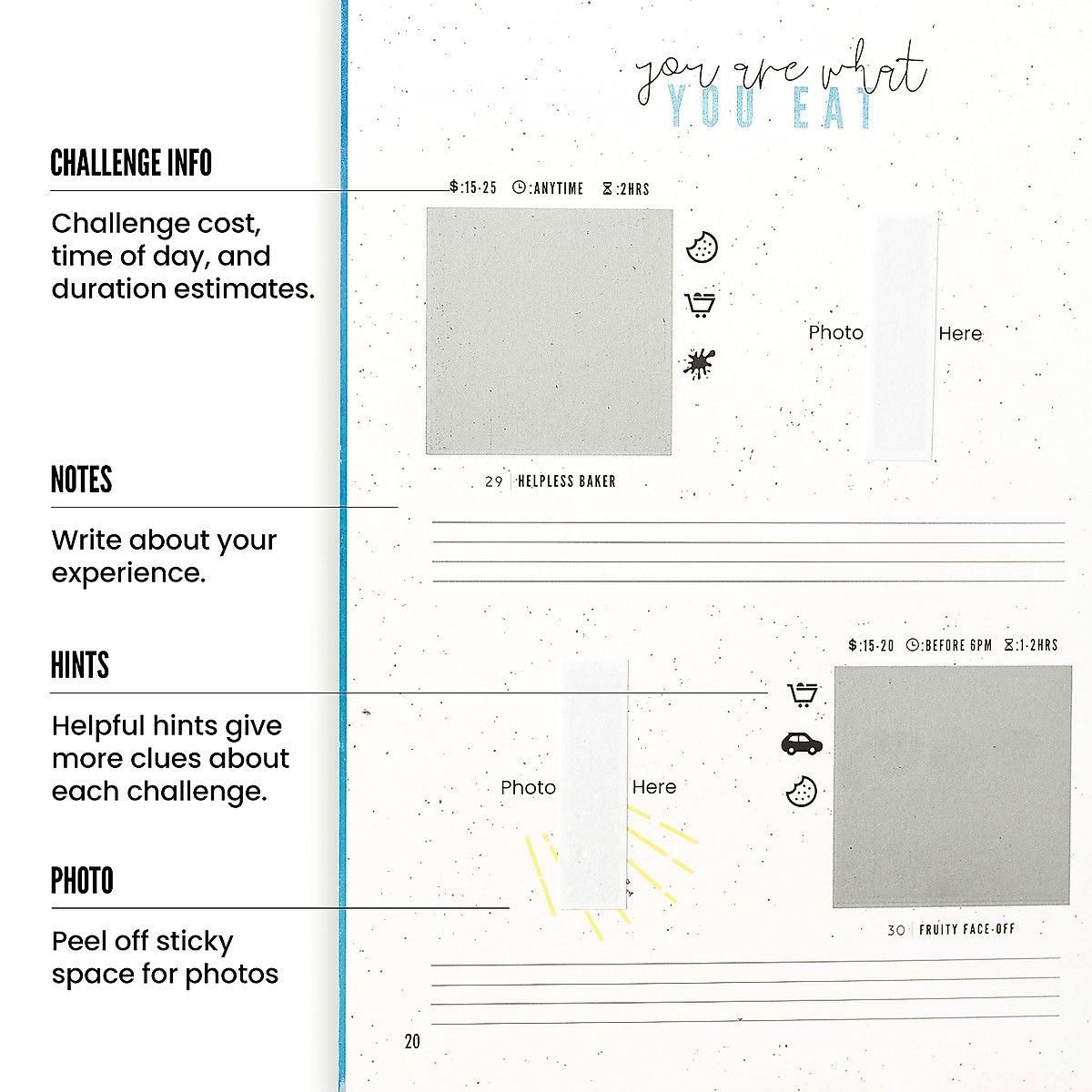 The Adventure Challenge Family Edition - 50 Scratch-Off Adventures and Family Games for Kids and Adults, Adventure Challenge Scratch Off Book, Family Adventure Book