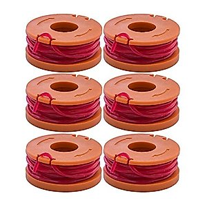 Garden NINJA Trimmer/Edger Spool Compatible with Worx WA0010 (6-Spool)