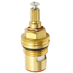 UOIENRT 45882000 Hot Right Stop Ceramic Cartridge, Replacement for Kitchen and Lavatory Models and 1/2-Inch Wall Mount Valves, Replaces 45882000