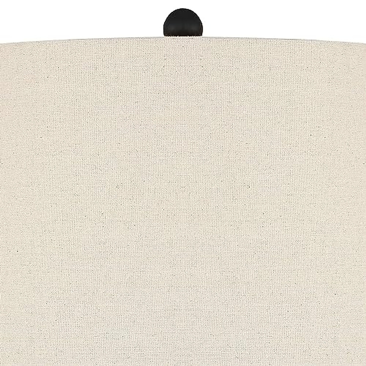 360 Lighting Hudson 23" High Small Modern Accent Table Lamps Set of 2 WiFi Smart Socket Dark Bronze Clear Metal Glass Living Room Bedroom Bedside Nightstand House Office Reading Fabric Shade