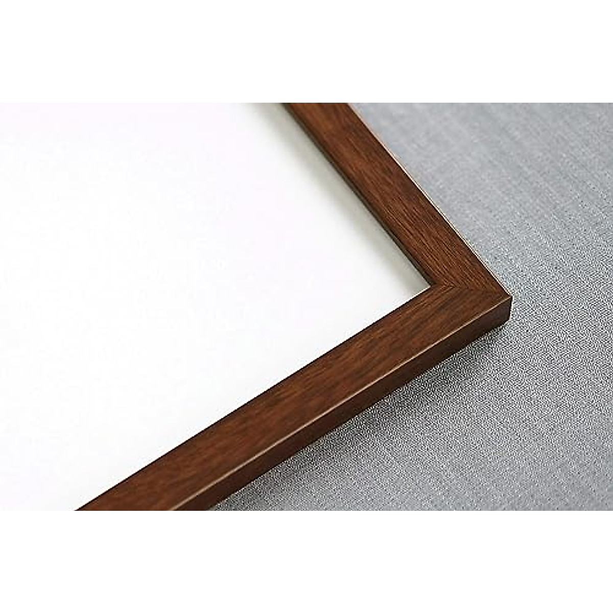 26x38 Frame Brown Solid Wood Picture Frame Width 0.75 Inches | Interior Frame Depth 0.5 Inches | Mogano Traditional Photo Frame Complete with UV Acrylic, Foam Board Backing & Hanging Hardware