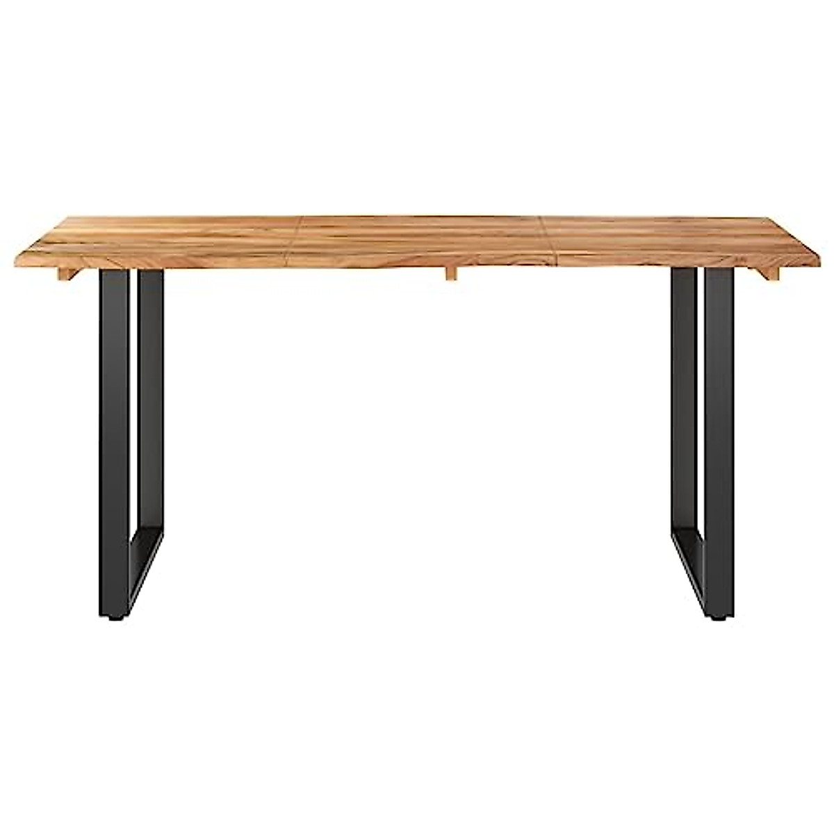 WHOPBXGAD Dining Table,Kitchen Tables, Wooden Dining Tables for Living Room, Dining Room, Bistro Tables,63"x31.5"x29.9" Solid Acacia Wood
