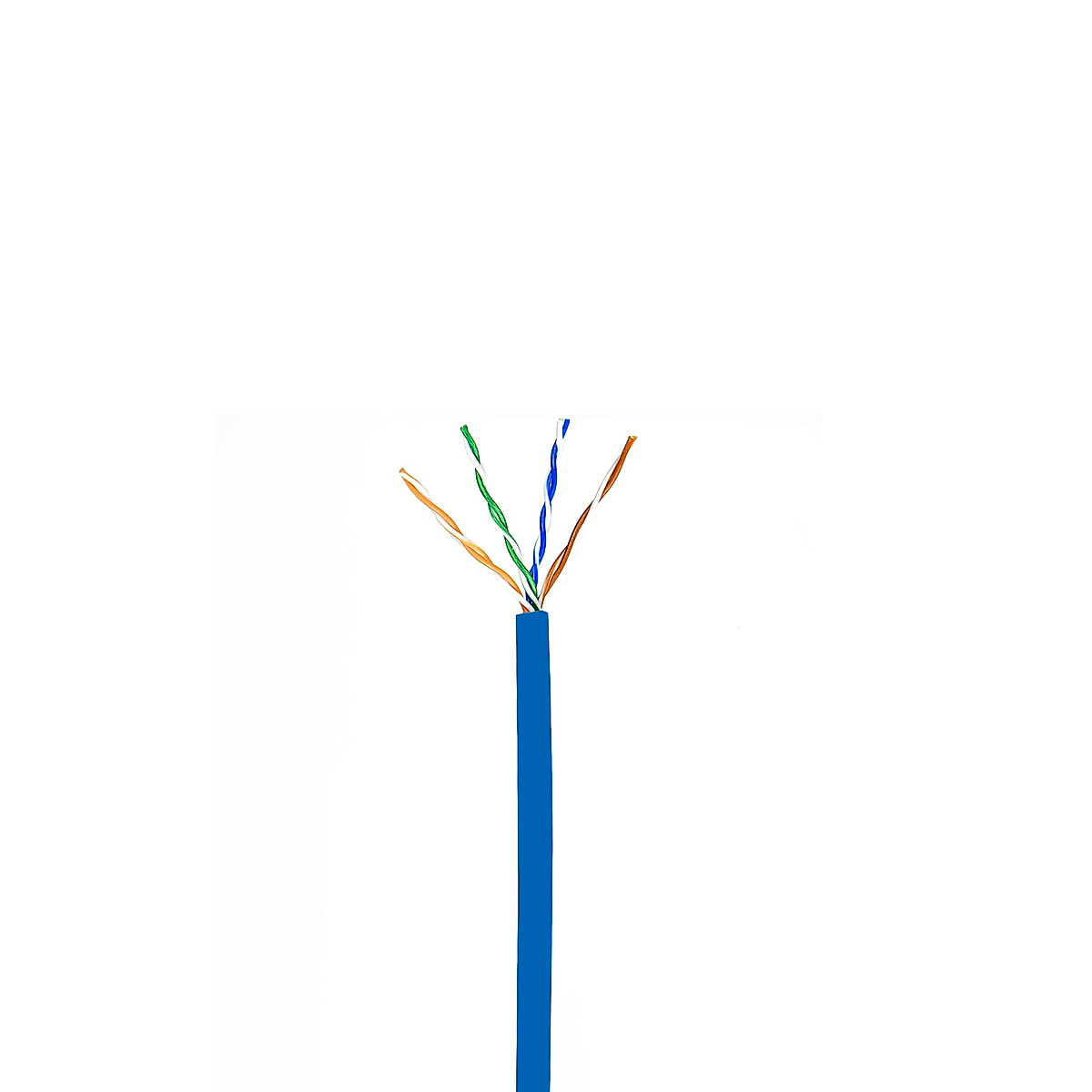 Elite Cat6 Stranded 28AWG (cm Rated) - Ultra Slim Ethernet, 1000ft, Unshielded Twisted Pair (UTP), Pure Stranded Copper, UL Listed, Ultra Flexible, Reel, Blue | Create Custom Patch Cables