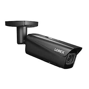 Lorex NC4K4MV-164BB-2 4K 16-Channel 4TB Wired NVR System with Nocturnal 4 Smart IP Bullet (4X LNB9383/Black) Cameras Featuring Motorized Varifocal Lens, Vandal Resistant and 30FPS Recording