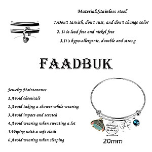 FAADBUK Eeyore Bracelet Eeyore Lover Gift She Believed She Could So She Did Inspiration Gift for Her (Donkey Bracelet)