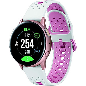 Samsung Electronics Galaxy Watch Active2-tracker 40MM BT (Golf Edition), Blood Pressure Monitor, Gold - US Version with Warranty smartwatch(SM-R830NZDGGFU)