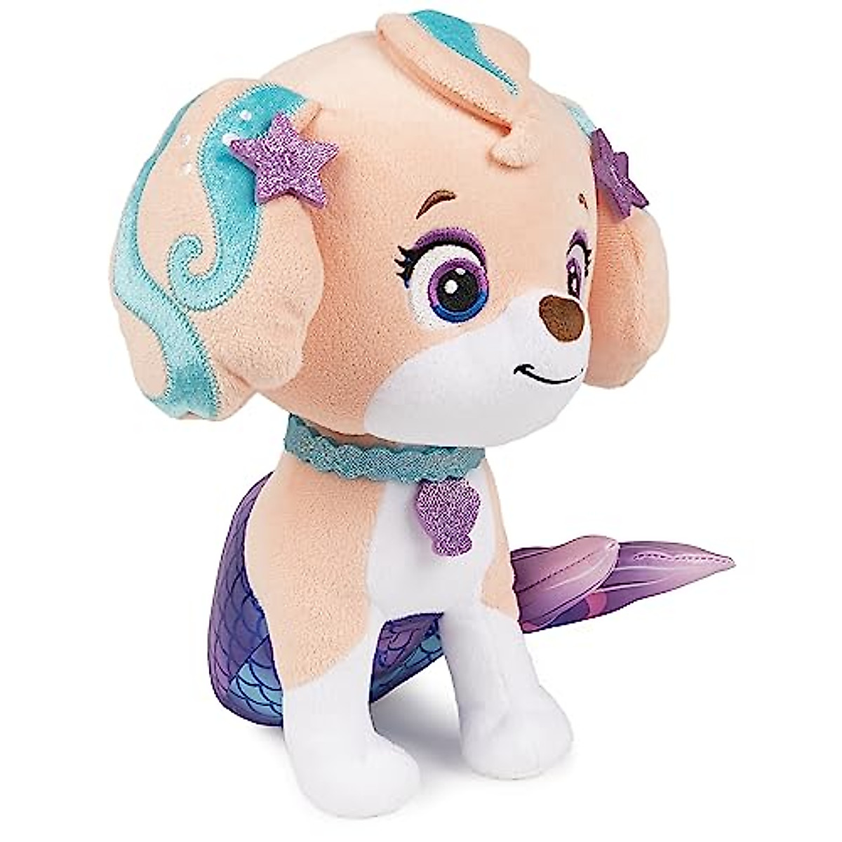 GUND PAW Patrol Coral Mer-Pup Plush, Official Toy from The Hit Pre-School Show, Stuffed Animal for Ages 1 and Up, 9”