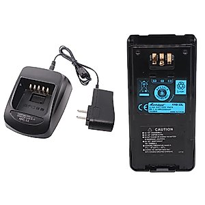 KSC-32 Charger with KNB-33L 2000mAh Li-ion Battery Compatible for TK2180 TK3180 TK5210 TK5310 TK5410 NX-410 NX-411