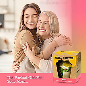 Smiles by Julie Mom Quotations in a Jar. A Month of Loving, Fun & Kind Quotes to show your Mom Affection & Admiration. Thoughtful & Loving. Unique Gift Box