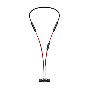 BeatsX Wireless Earphones - Apple W1 Headphone Chip, Class 1 Bluetooth, Black-Red (Renewed)