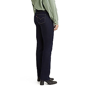 Levi's Women's 314 Shaping Straight Jeans, Darkest Sky - Dark Indigo, 32