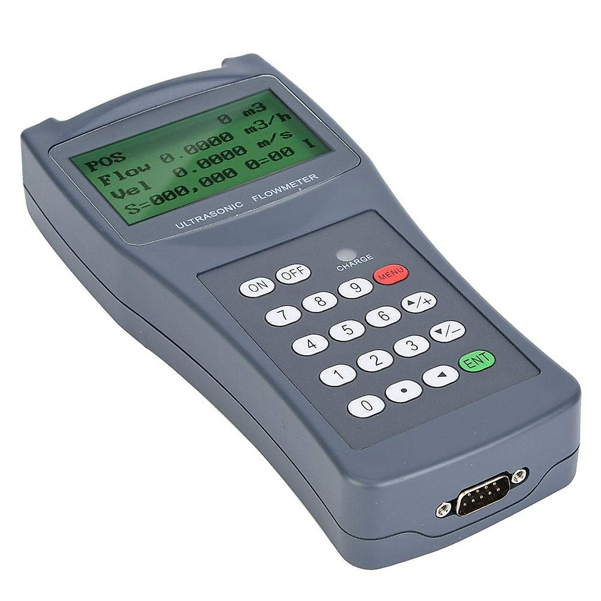 Portable Digital Ultrasonic Flow Meter, Professional TDS-100H Handheld Ultrasonic Flowmeter