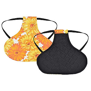 TOBILE Chicken Saddle, 5-Piece Hen Apron Set with Elastic Straps, Multicolor, Protects Feathers & Body, Ideal for Hen Owners & Chicken Farmers