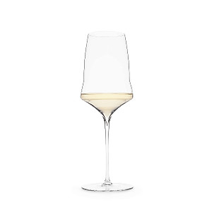 Josephinenhütte - JOSEPHINE No 1 - White - White Wine Glasses - purely handmade - Set of 1