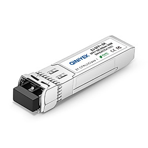 10GBase-SR SFP+ Transceiver,10G Multi-Mode SFP+ LC Module 850nm,up to 300 m,Compatible with Cisco SFP-10G-SR, Unifi UF-MM-10G, Meraki MA-SFP-10GB-SR,Fortinet,Mikrotik,Netgear,Supermicro(Pack of 1)