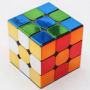 Cuberspeed Cyclone Boys Metallic 3x3 Magnetic Stickerless Magic Cube Puzzle Toys Cyclone Boys Metallic 3x3 M Speed Cube Magnetic Version