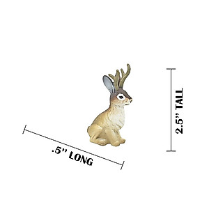 CWG Jackalope Plastic Replica 2.5inch Tall - F4238 B376