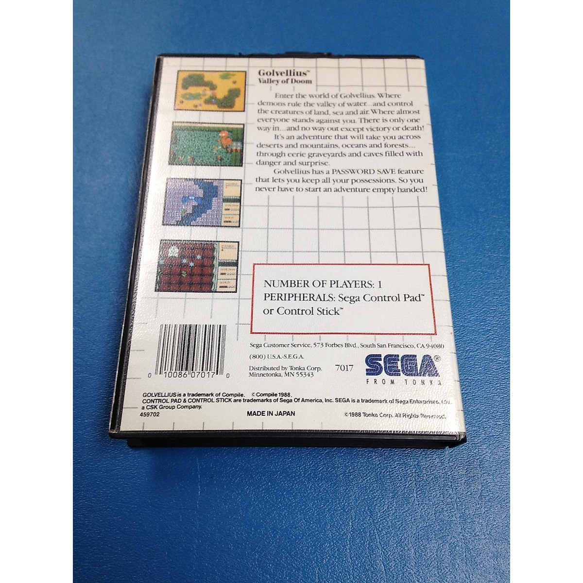 Golvellius Valley of Doom - Sega Master System