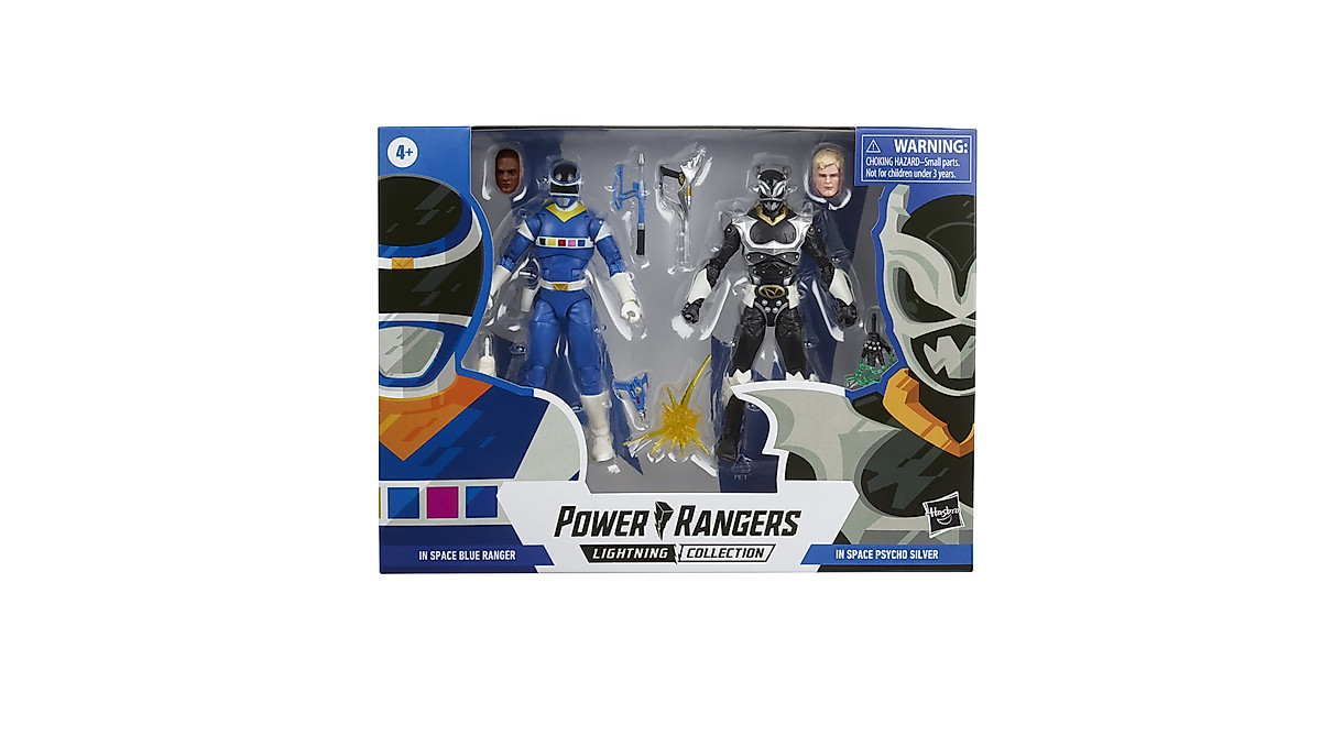 Power Rangers Lightning Collection In Space 2-Pack - Blue & Silver Ranger