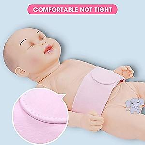 ZJchao Hernia Belt for Babies, 2-piece Hernia Belt Treatment For Hernia Therapy For Children Umbilical Hernia Belt for Newborns Infant Newborn Belt(Rosa)