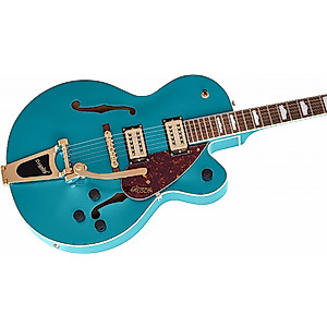 Gretsch G2410TG Streamliner Hollow Body Single-Cut and Gold Hardware Ocean Turquoise w/Bigsby