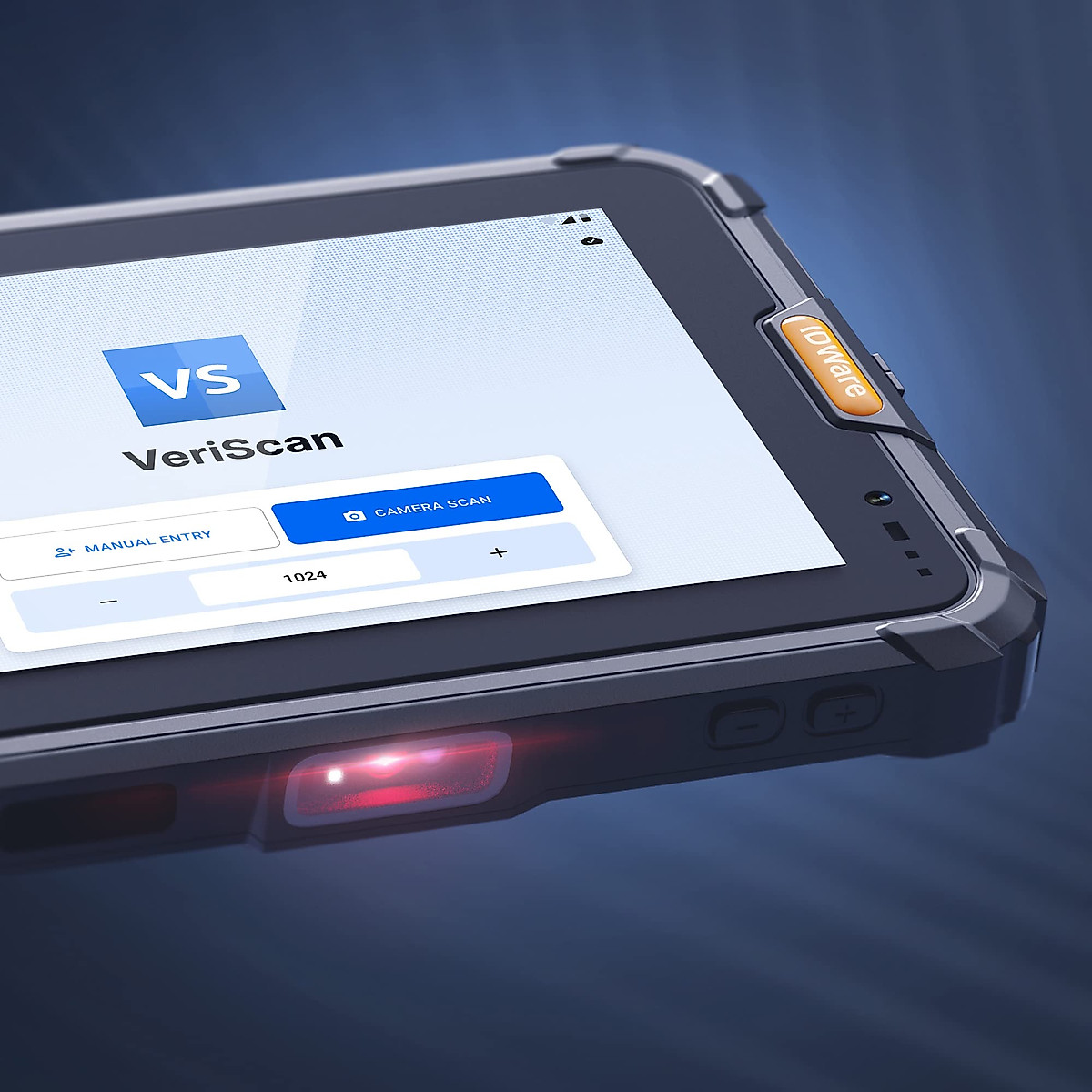 Visitor Management Bundle with Durable All-in-One 8" Android ID and Passport Scanner for Bars, Nightclubs, Gated Communities, Events, and Door Entrances – IDWare Falcon with Tabletop Stand