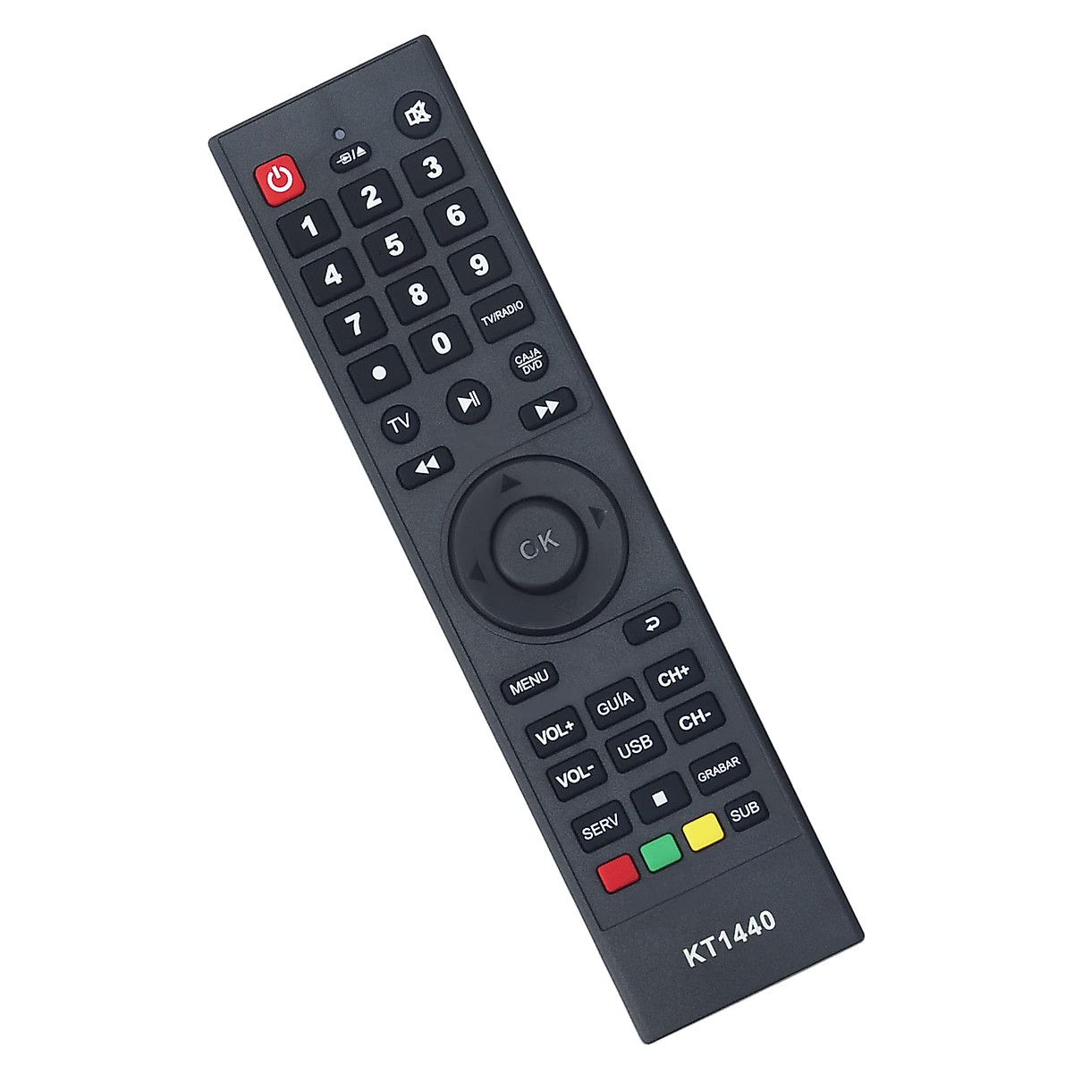 Allimity KT1440 Replaced Remote Control Fit for Haier TV,fit for Panda TV, fit for ATEC TV,fit for DTV TV,fit for Gelec TV,fit for Soyea TV,fit for CRT Parker TV,fit for Wentai DVD