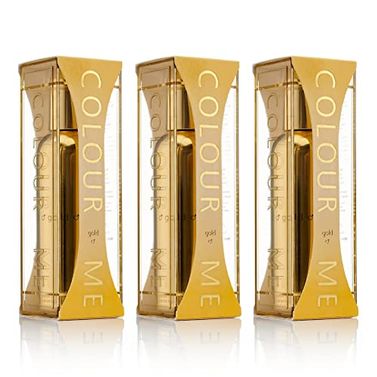 Milton-Lloyd Colour Me Gold Men - 3 x 3 oz EDP Spray EDP Spray