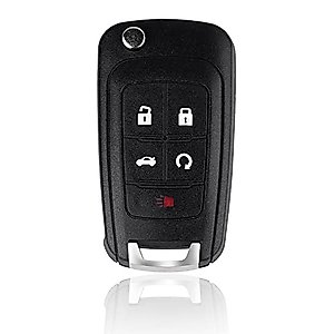 Key Fob Keyless Entry Remote Flip Car for Chevy Cruze Camaro Equinox Impala Malibu Sonic,Compatible with Buick Lacrosse Regal Verano Encore Allure/GMC Terrain (OHT01060512)