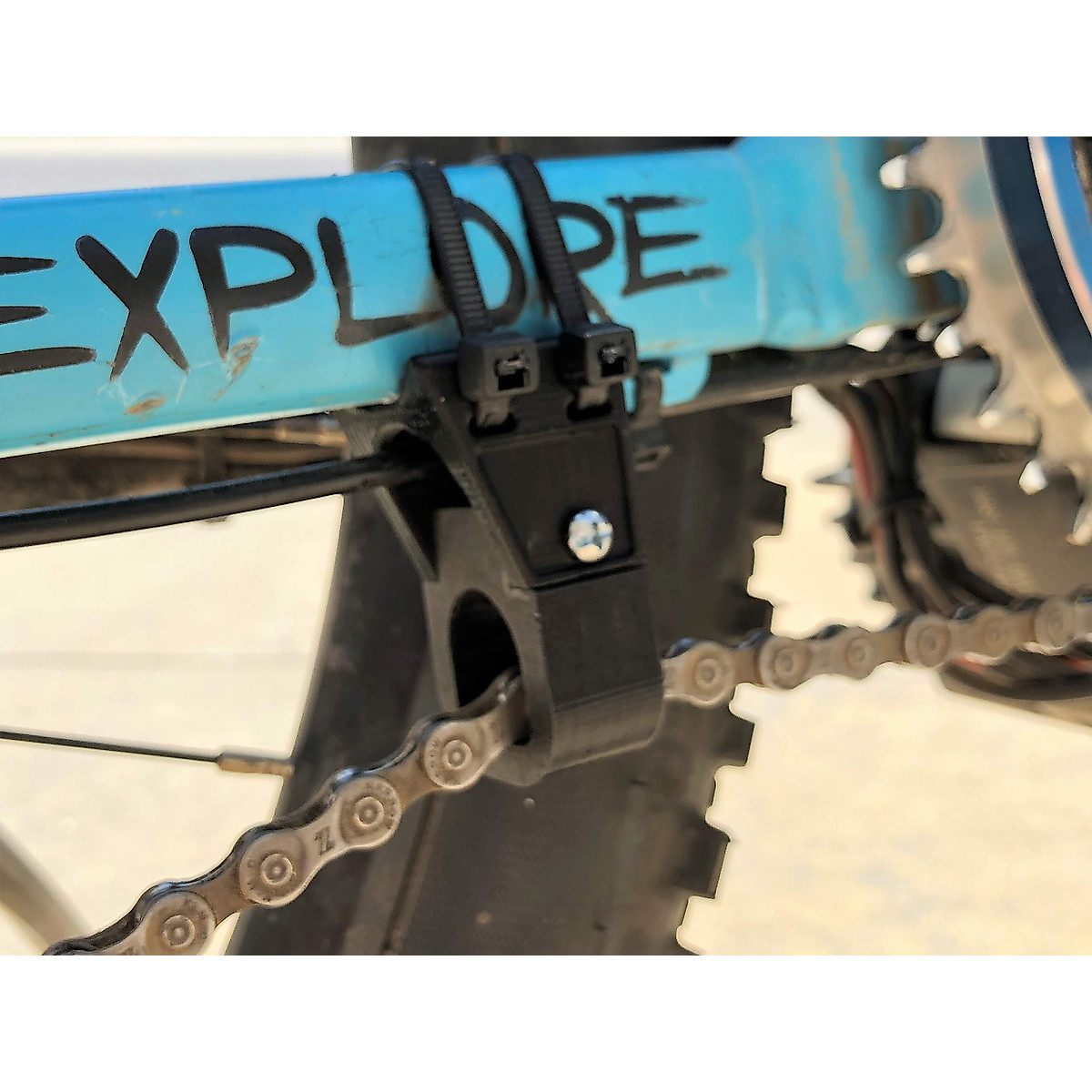 Quintessentialz Chain Guide Mountain Bike Tensioner Double Stage Design for Chain Drops 1X 2X 3X Drives
